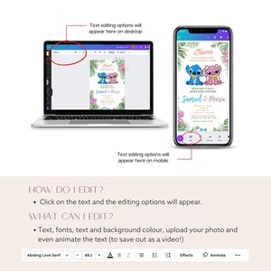ANY TEXT Digital and Printable Invite Editable Template | Canva Self ...
