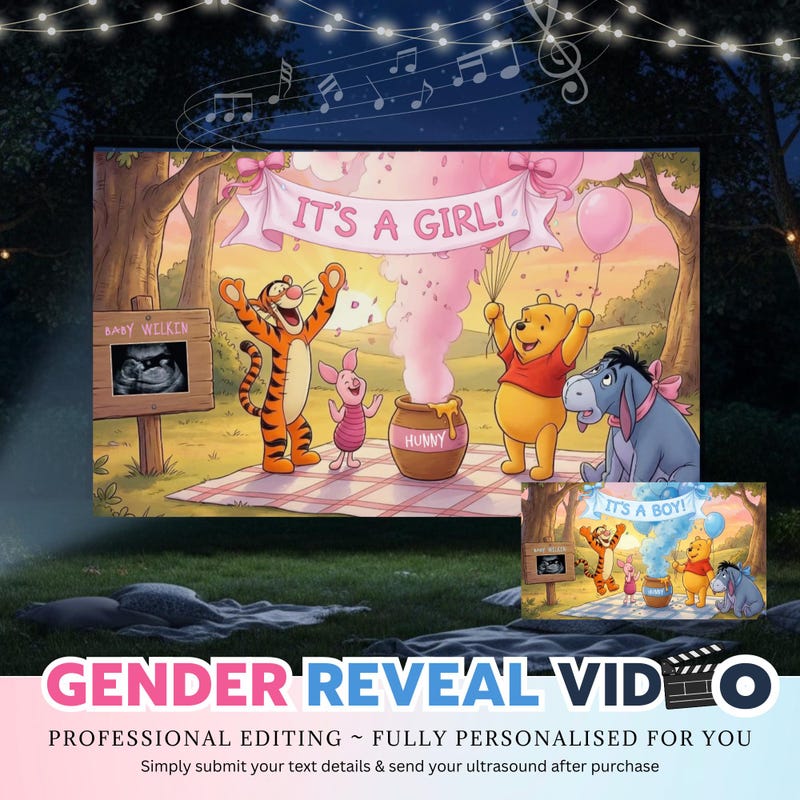 Woodland Gender Reveal - Etsy
