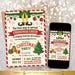 Editable Elf Christmas Party Invite Festive Holiday Theme Digital ...