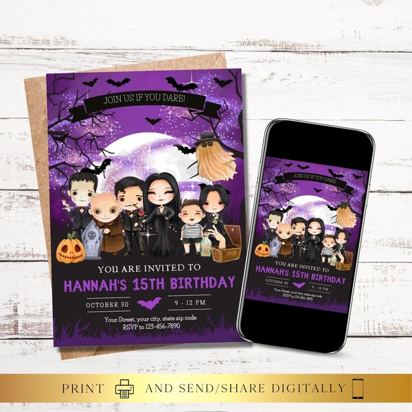 Addams Family Party - Etsy