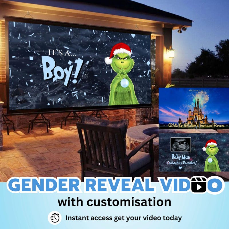 Baby Gender Movies - Etsy UK