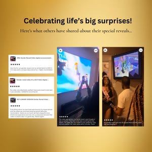 INSTANT ACCESS Pregnancy Announcement Reveal Video Movie Baby Shower ...