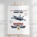 ANY TEXT Top Pilot Theme Birthday Sign | Fighter Jet Planes Pilot ...
