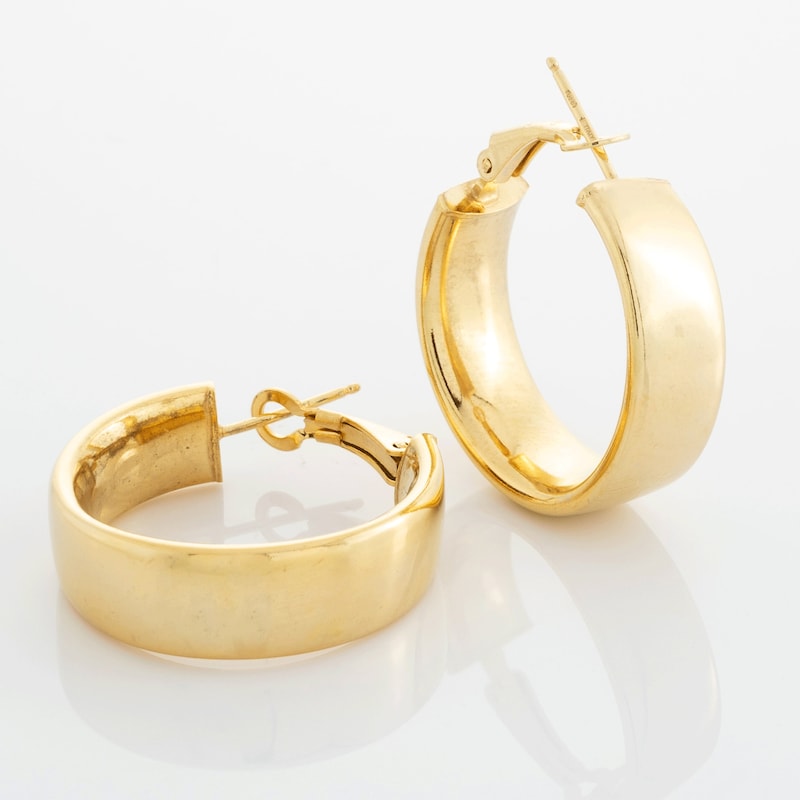 Omega Back Earrings - Etsy