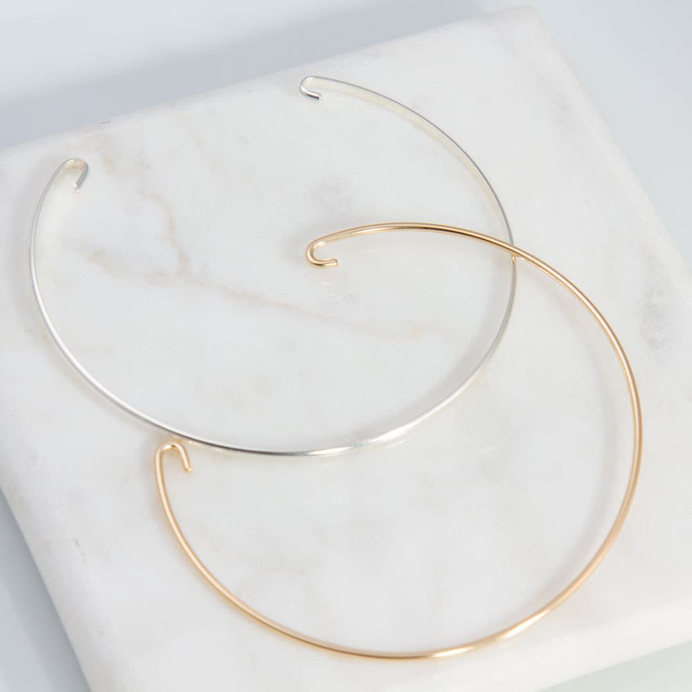 Bangle Component in Sterling Silver, Gold Filled, Jewelry Making ...