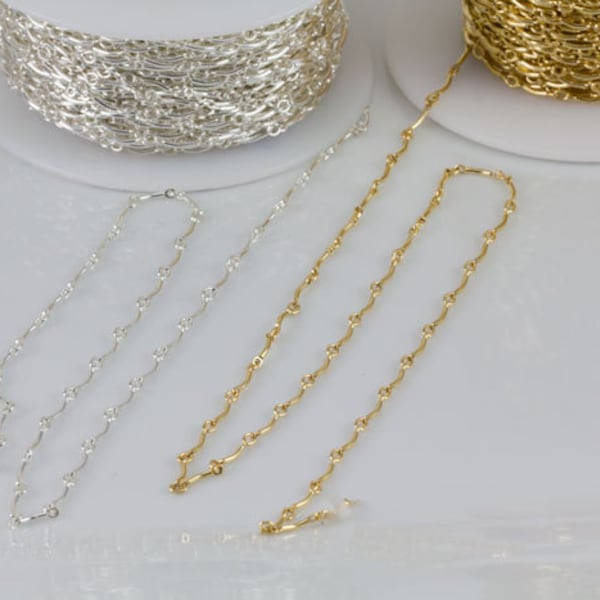 Curved Bar Chain - Etsy