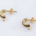 Small Gold Plated Over Sterling Silver 1 Loop Hoops Earring Findings ...