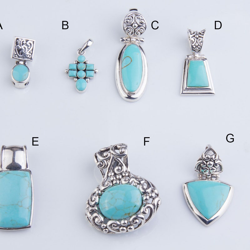 Turquoise Pendant - Etsy