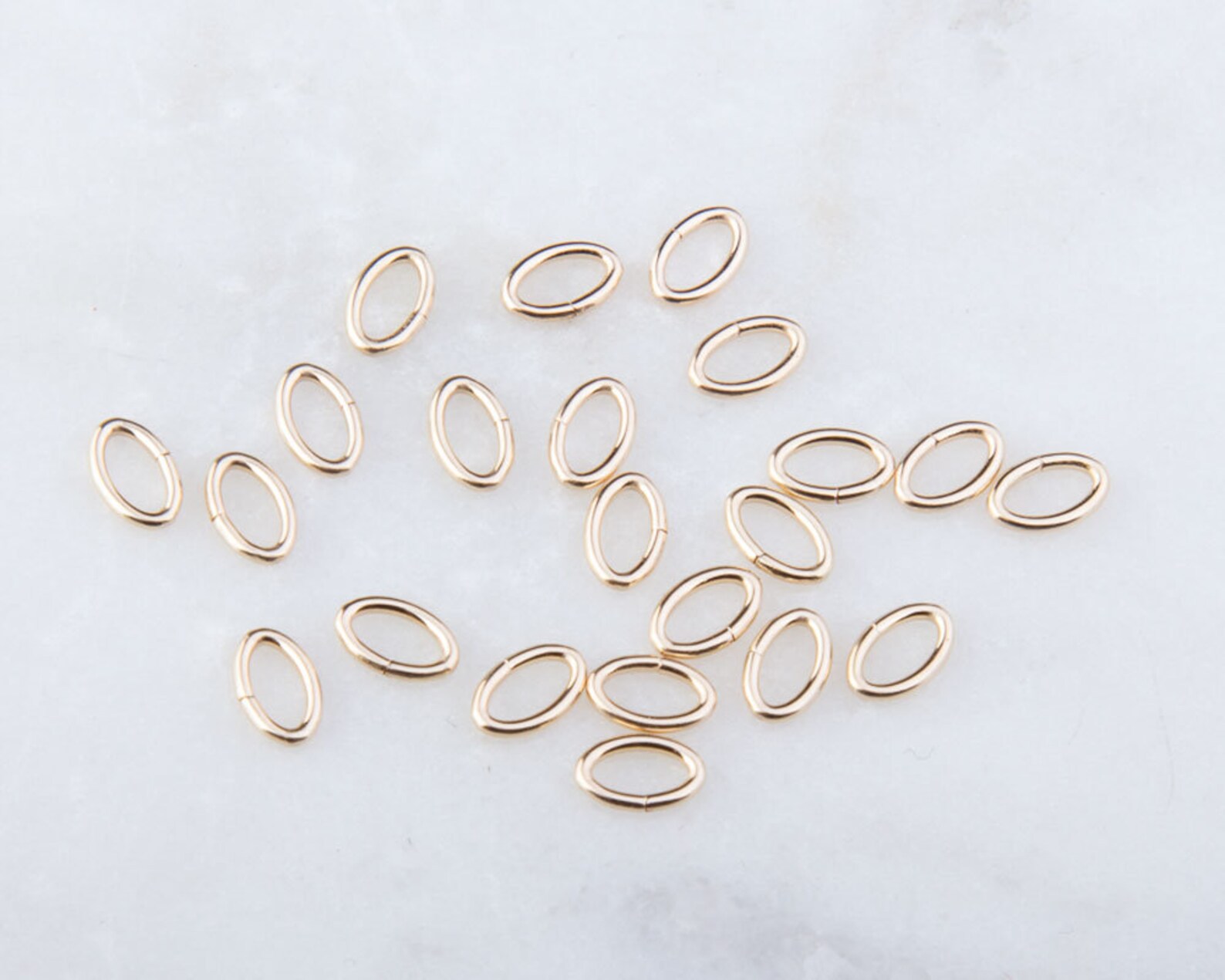 Open Oval Jump Rings in 22 Gauge or 20 Gauge in 30 Pieces or 100 Pieces ...