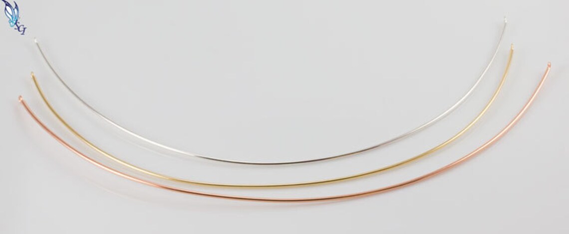 1mm Round Wire Connector, Sterling Silver, Gold Filled,link Connector ...