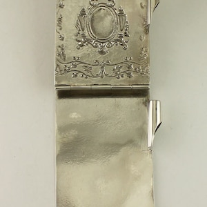 Sterling Silver Handmade Victorian Style Notepad, Edwardian Style ...