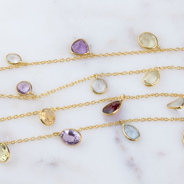 Gemstone Chain - Etsy