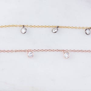 4mm Round CZ Chain by Foot, Bulk Chain by Foot, CZ Round Shaker Chains ...