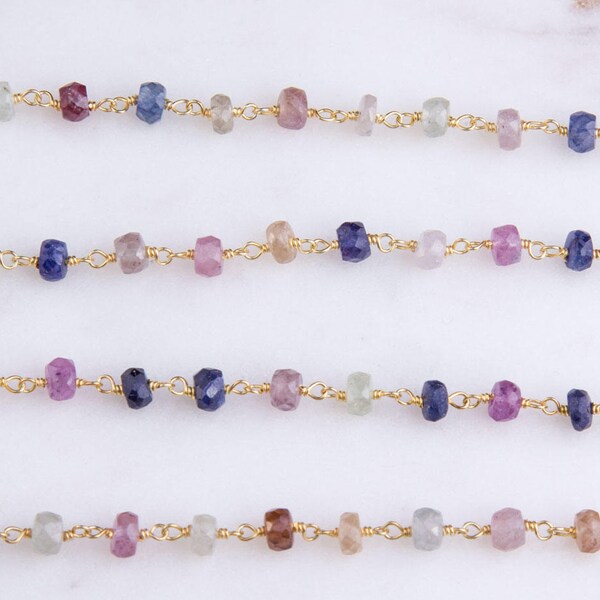 Gemstone Chain - Etsy