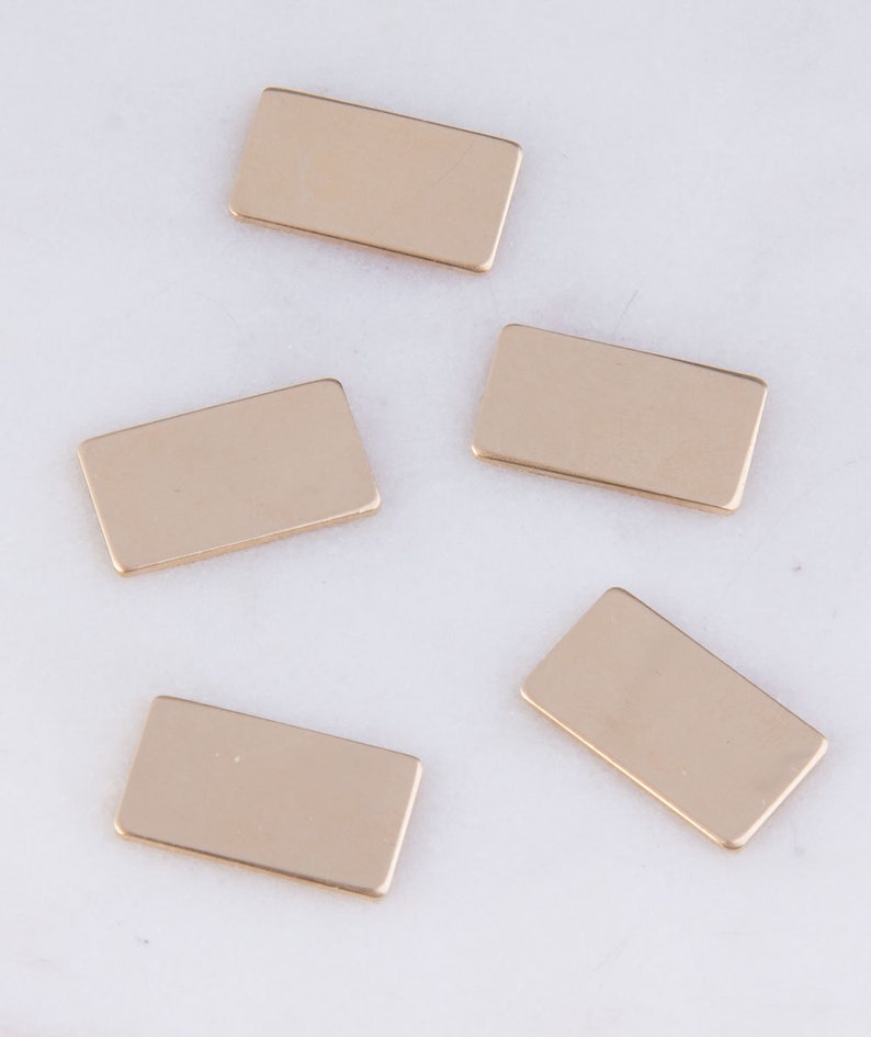 5pcs-15mm X 9mm 20 GAUGE Rectangle Bar Stamping Blank - Etsy