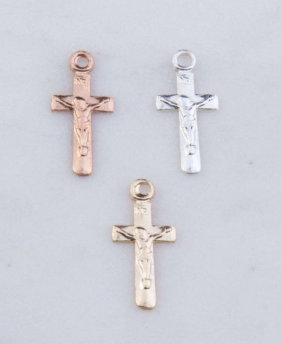5 pcs sterling silver cross charm pendant Jewelry Making & Beading ...