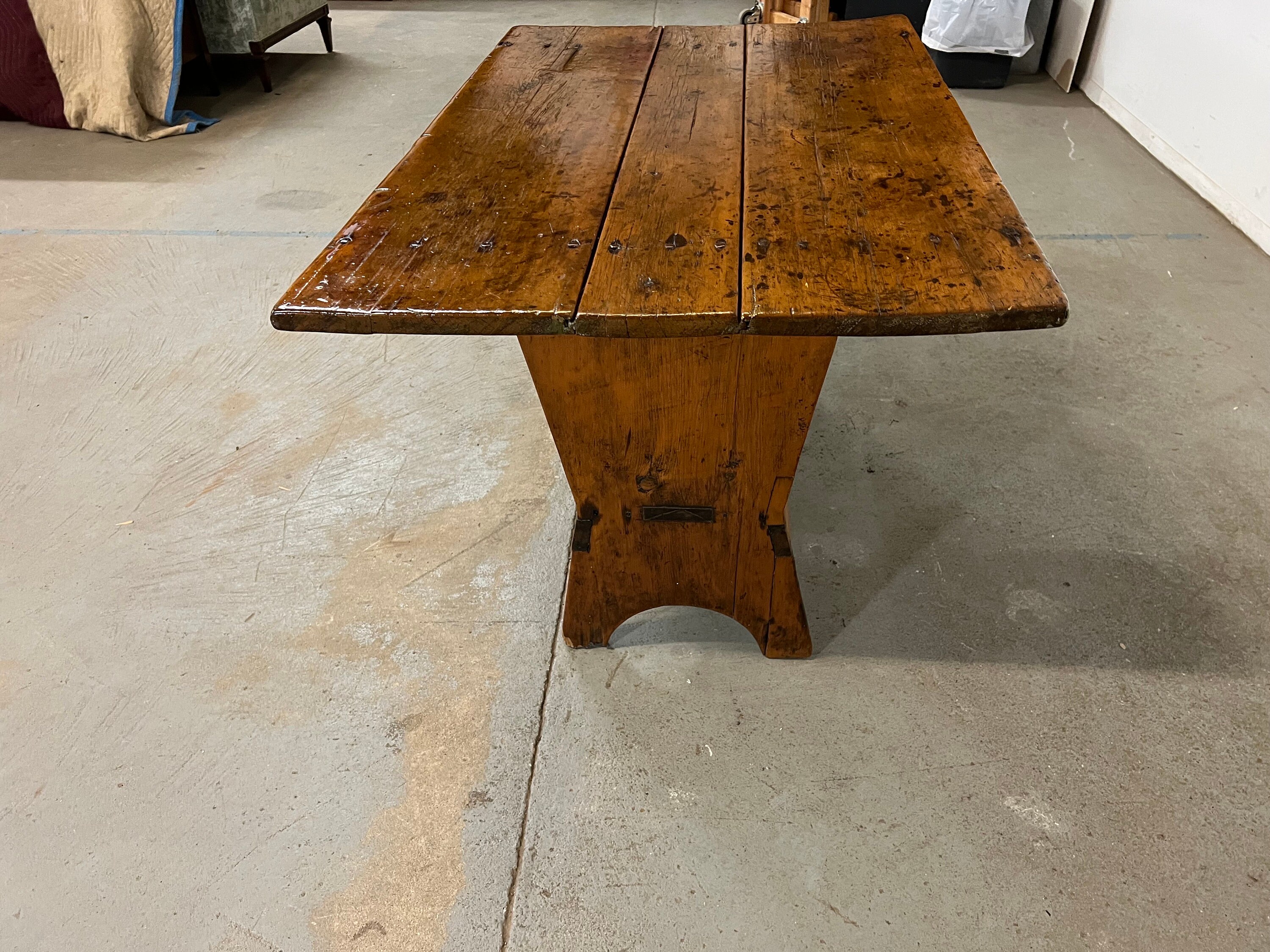Antique Knotty Pine Country Rustic Flip Top Dining Table Circa - Etsy