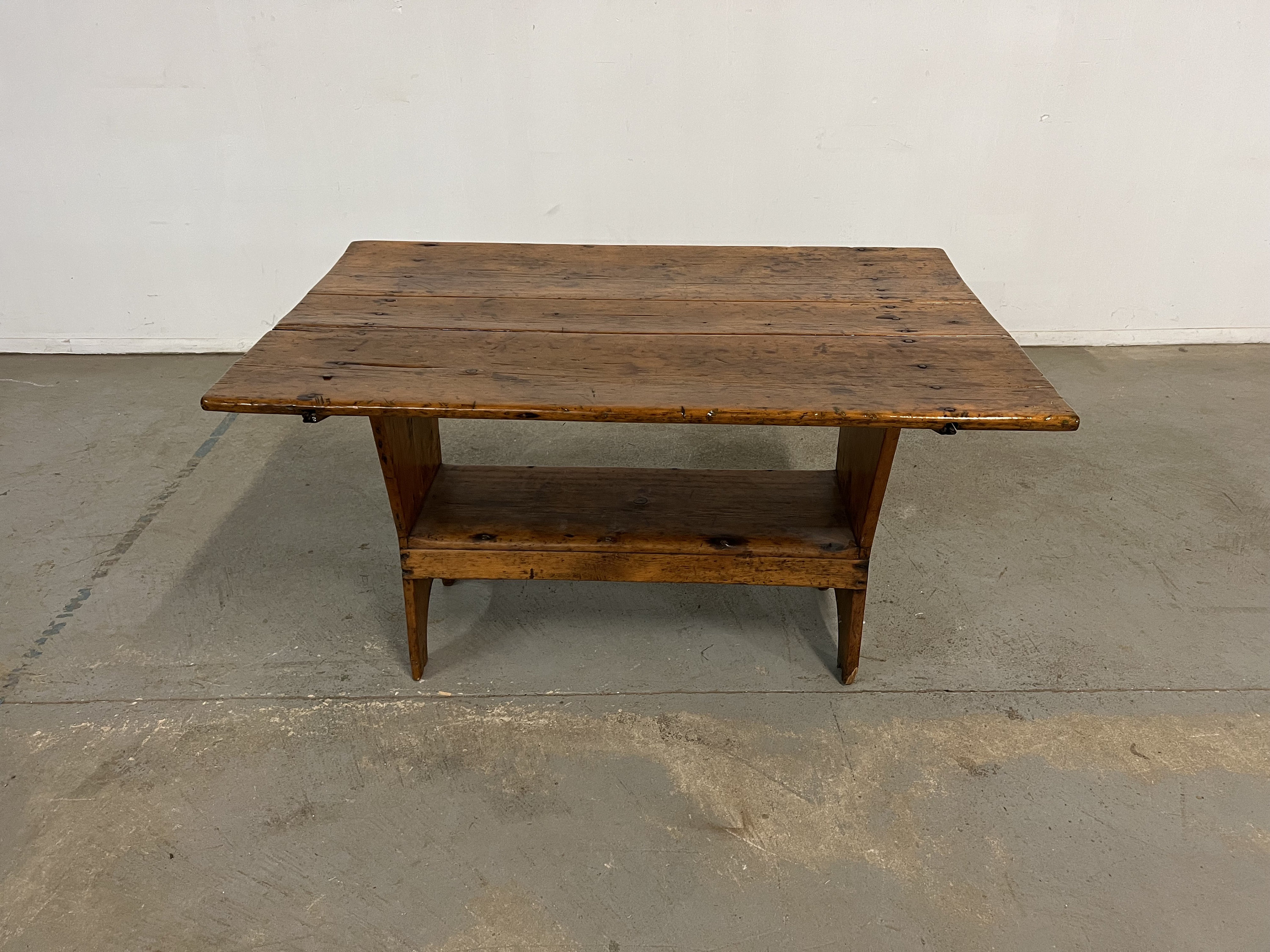 Antique Knotty Pine Country Rustic Flip Top Dining Table Circa - Etsy