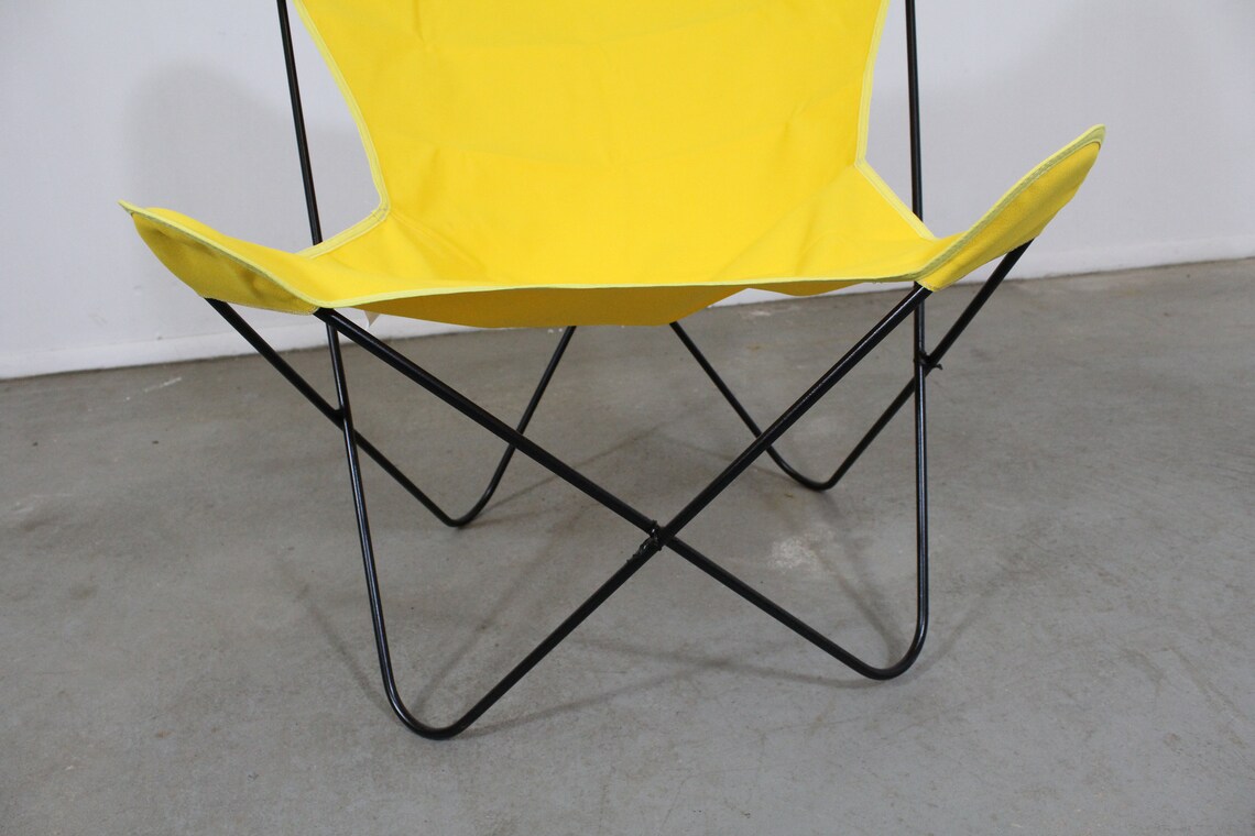 Mid-century Modern Welded Iron Butterfly Chair Danish Modern - Etsy