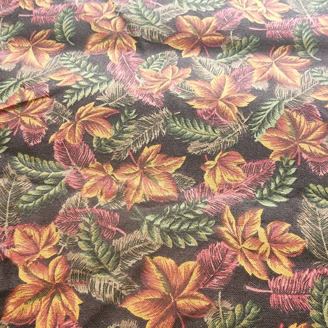 Classic Cottons FCI Cotton Quilt Fabric 36x45 Fall Leaves Autumn ...