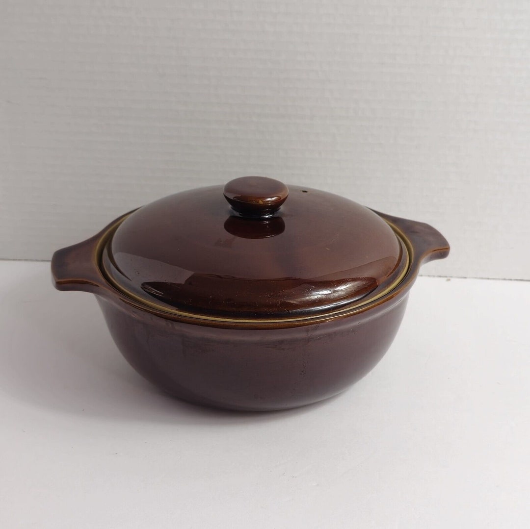 Denby Pottery Homestead Brown Stoneware Casserole With Lid England - Etsy