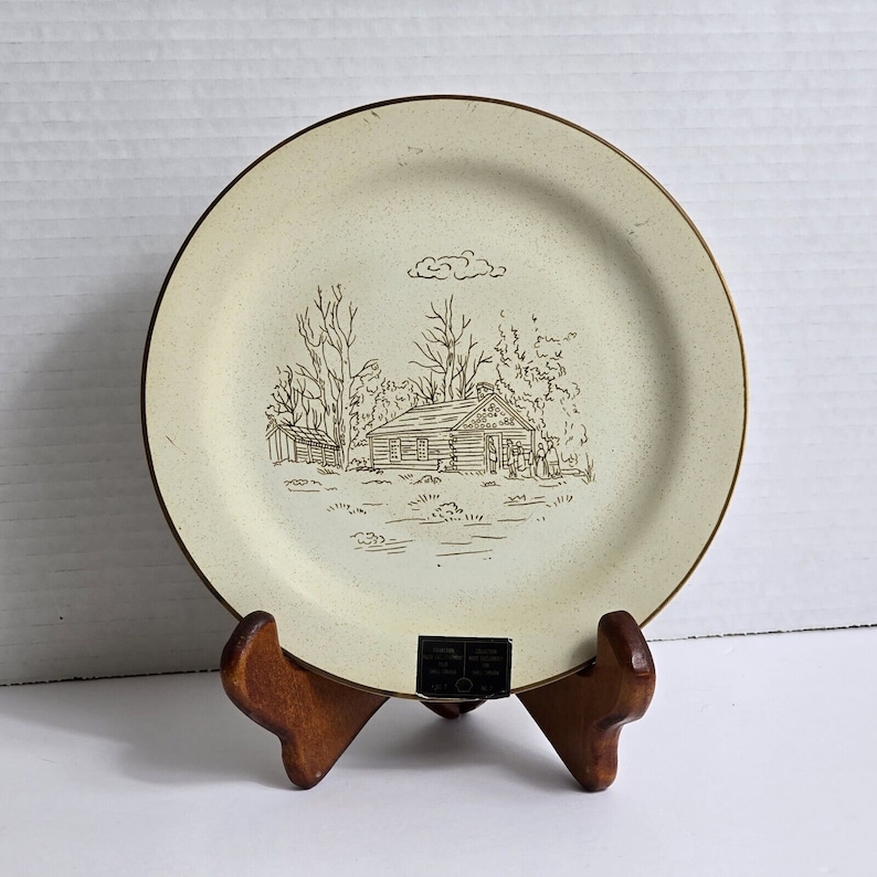 Coree Collection Manoir Stoneware Rural Rustic Pioneer Farmhouse Scenic ...