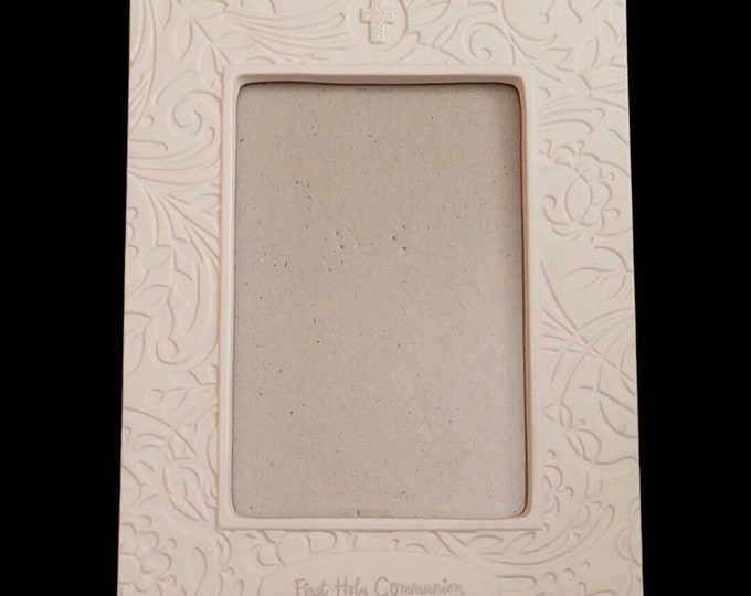 Hallmark First Holy Communion Picture Frame Holds 4x6 Photo Catholic ...