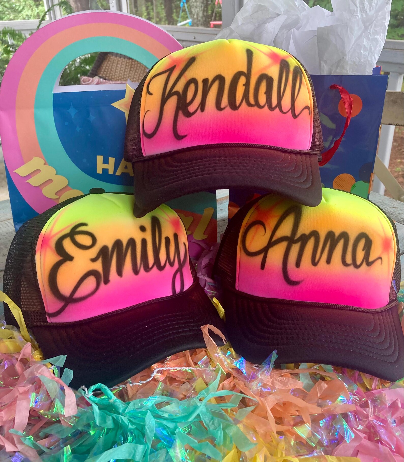 21 Airbrush Birthday Party Favors | 80's 90's 2000s Theme | Kids Teen ...