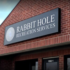 3x7 Outdoor Lighted Box Sign LED Illuminated Store Front Storefront Custom Logo Restaurant ...