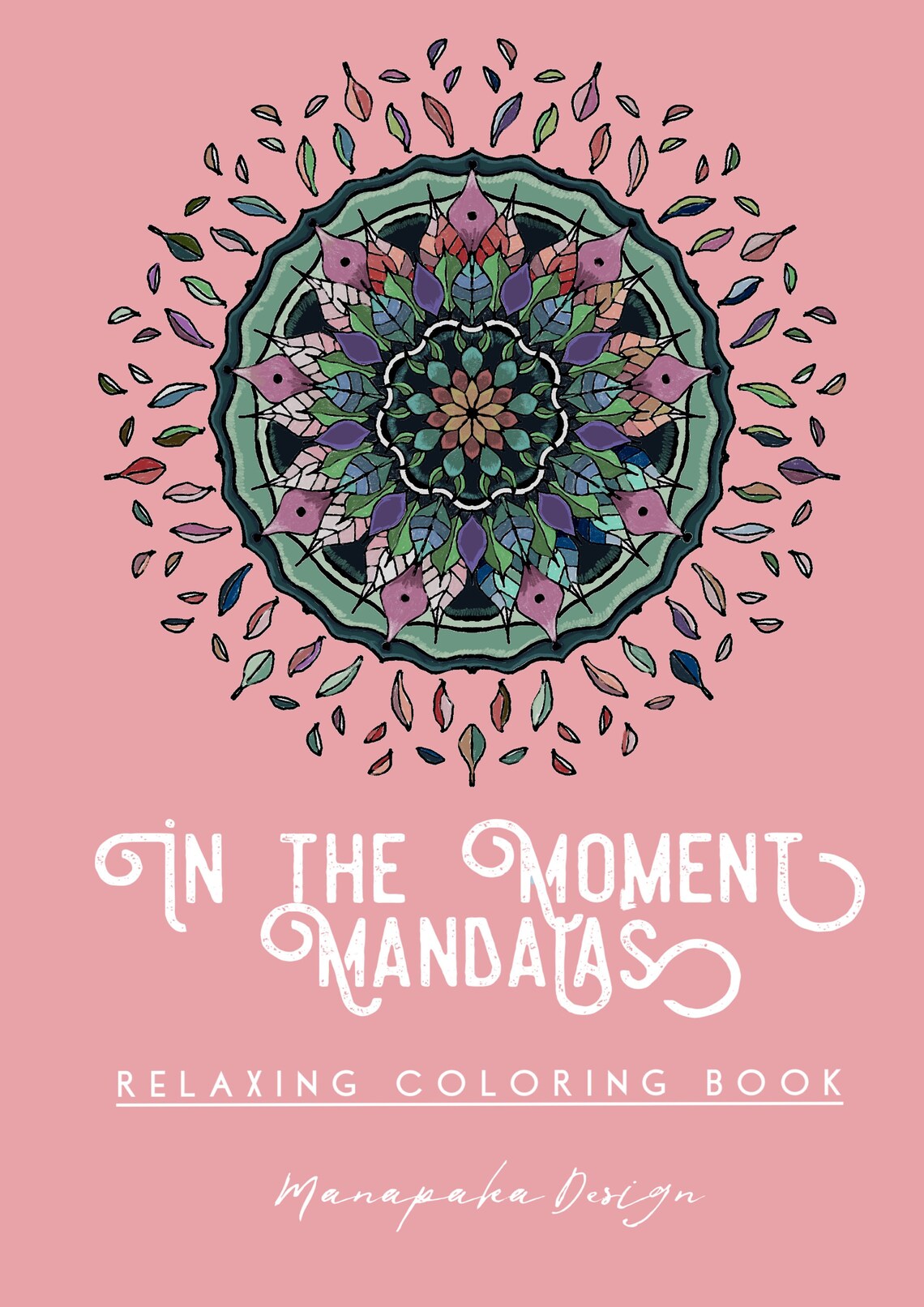 Colouring Book Relaxing Mandala's, Printable Art Hand Made Illustration ...