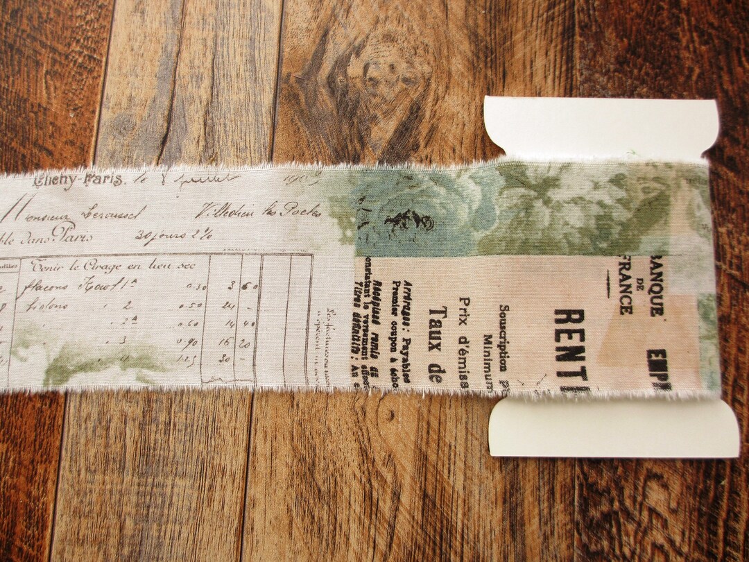 Tim Holtz Fabric Hand Torn Strip Foundations Receipt's - Etsy