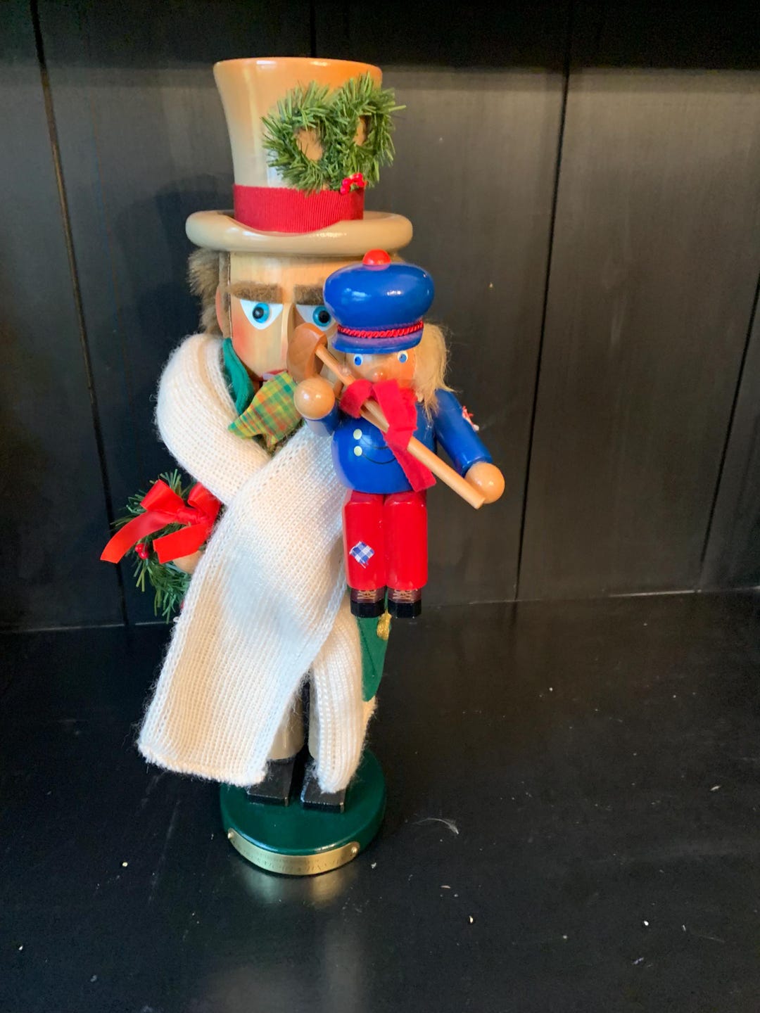Steinbach Nutcracker Bob Cratchit and Tiny Tim - Etsy