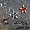 Superduo, Twin Bead Tile Earrings, Beading Pattern, PDF Tutorial ...