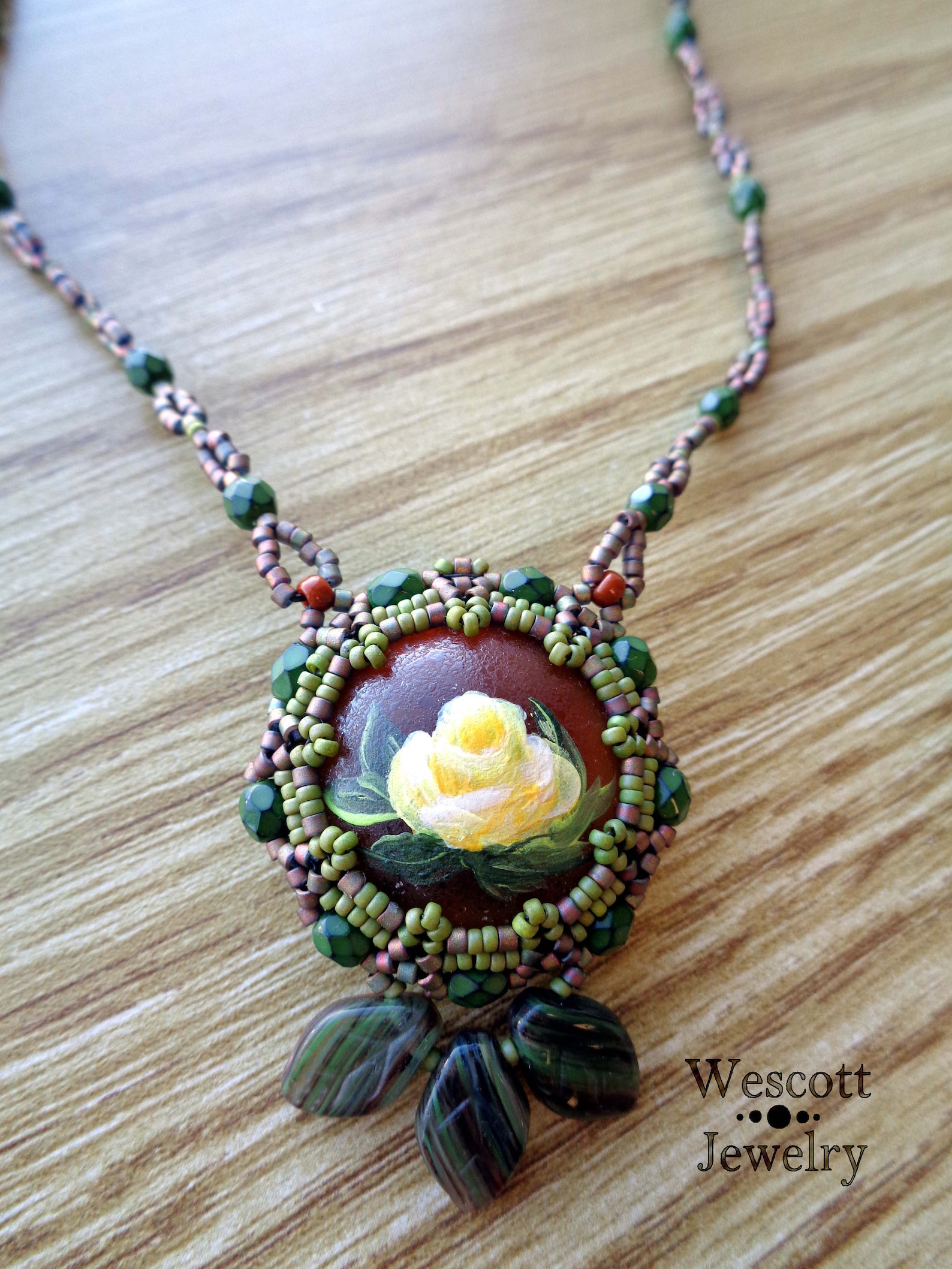 Beadweaving Pattern for Oculus Reversible Pendant With - Etsy