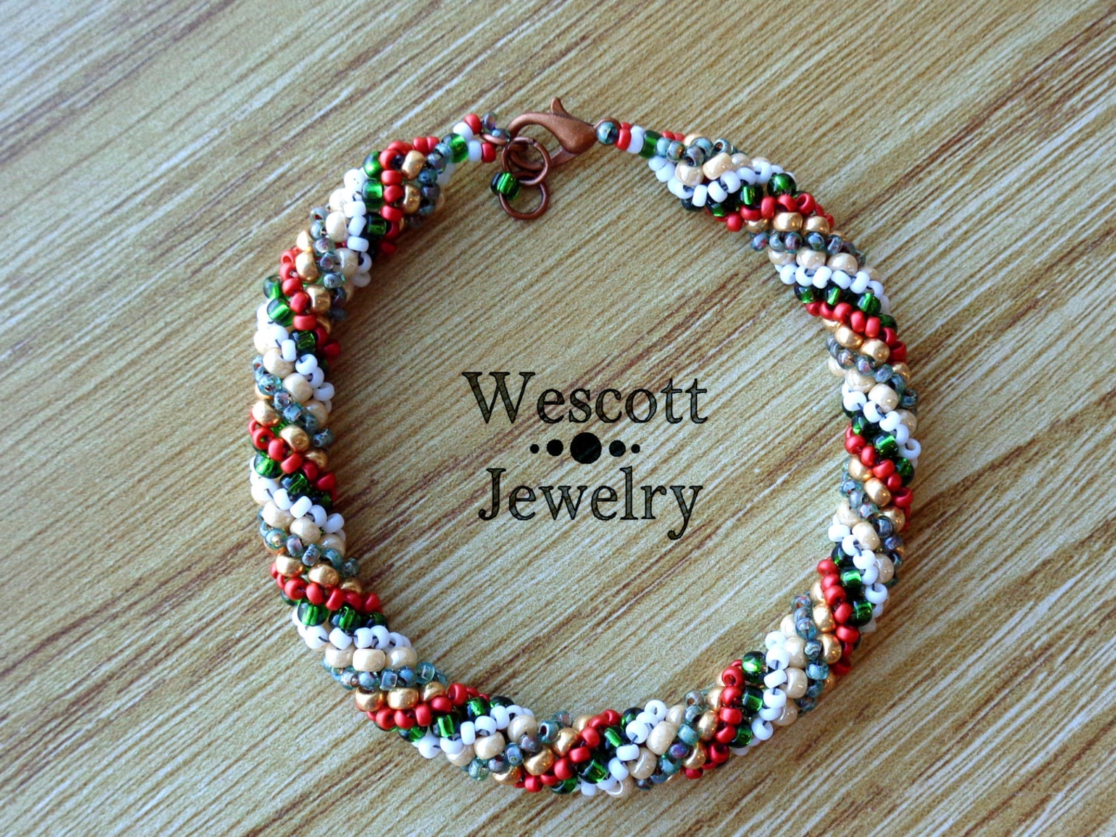 Vintage Holiday Russian Spiral Bracelet | Etsy