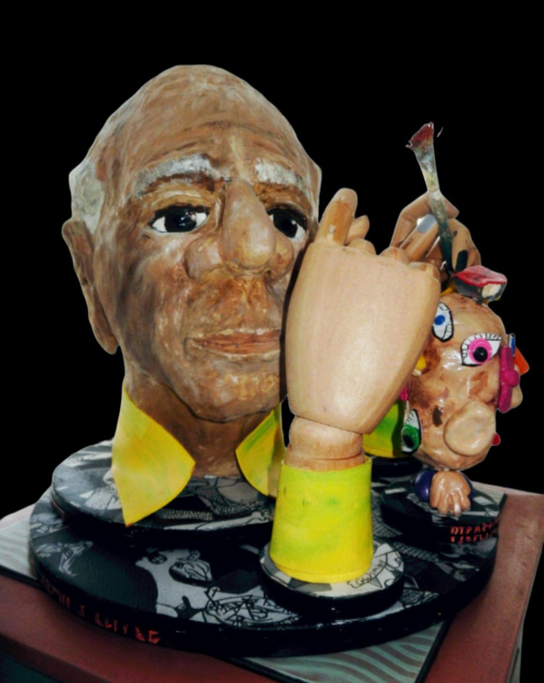 Picasso and His Muse, Miss Potato Head, OOAK Outside - Etsy