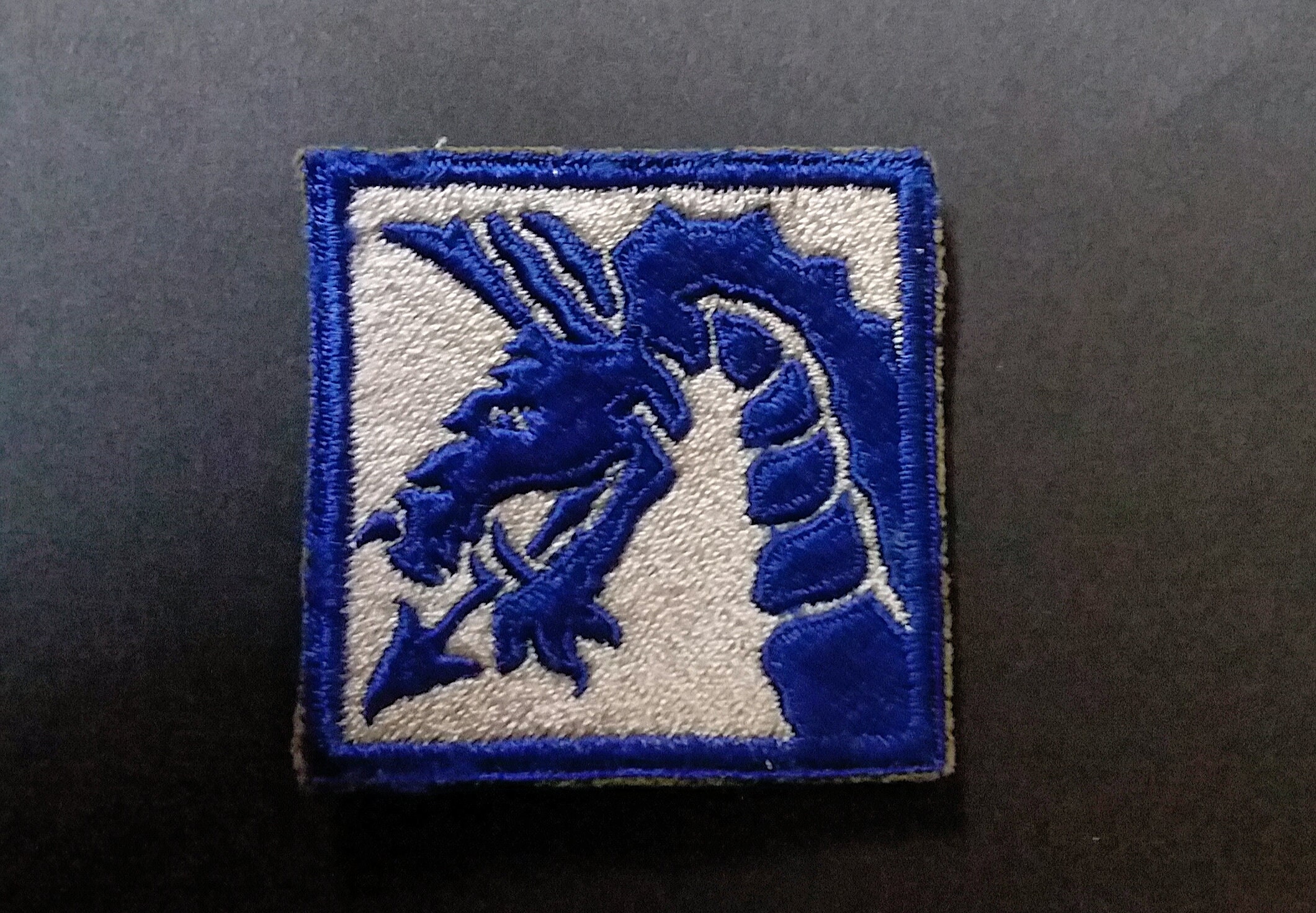 Vintage WWII US Army 18th Airborne Corps Dragon Insignia Embroidered ...