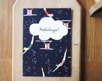 Jolie Carte De Vœux Vive Les Vacances - Etsy