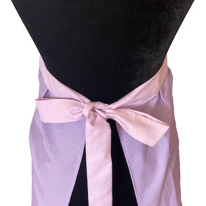 Amish Apron Handmade Adult Apron in Lilac and Lavender With - Etsy