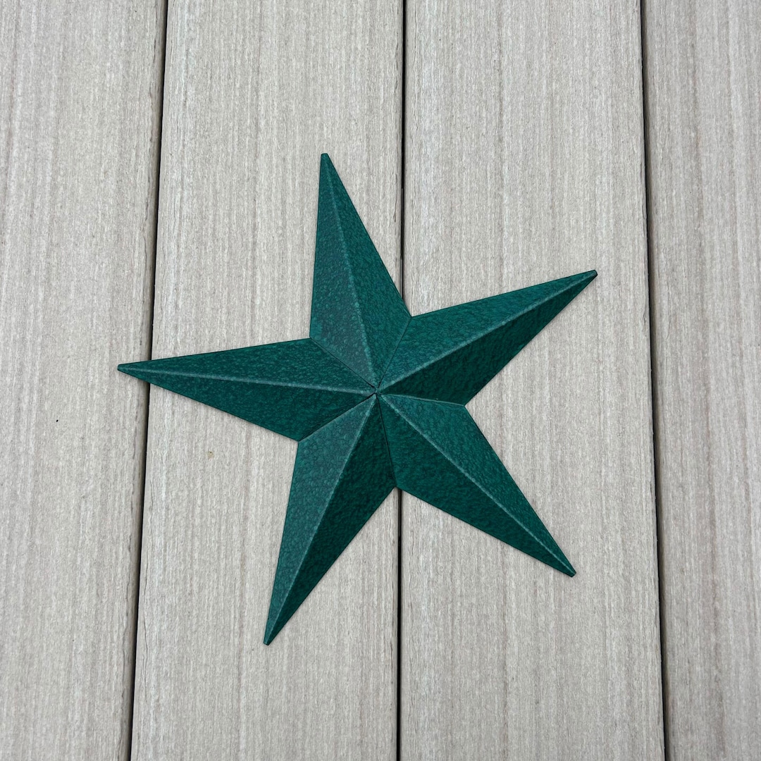 Amish Barn Star: Hammered Rust-resistant Steel With Hanger - Etsy