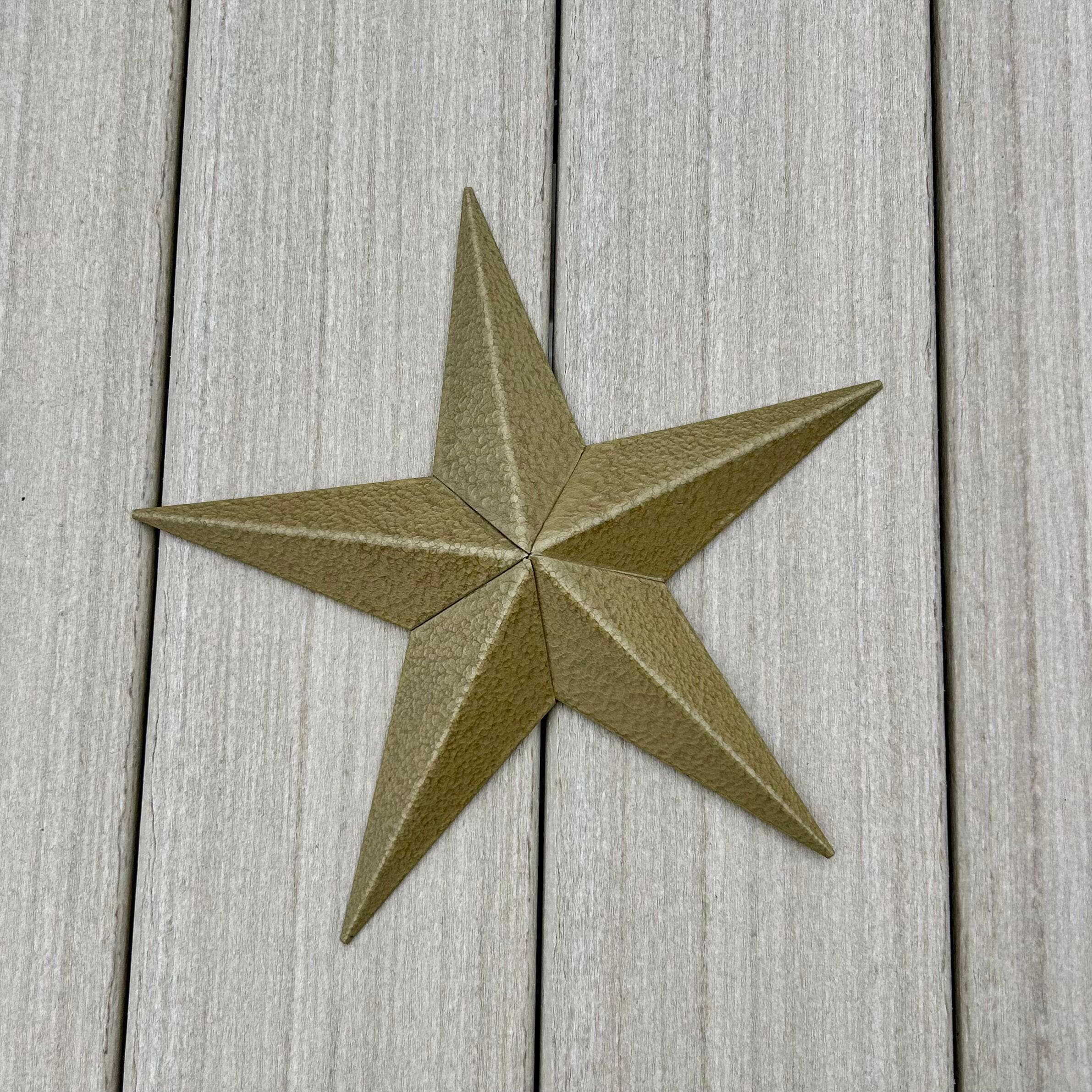 Amish Barn Star: Heavy Gauge Rust Resistant Steel, Hammered Finish - Etsy