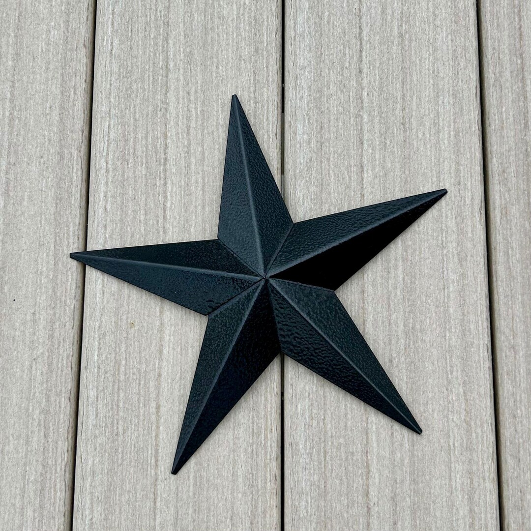 Amish Barn Star: Heavy Gauge Rust Resistant Steel, Hammered Finish - Etsy