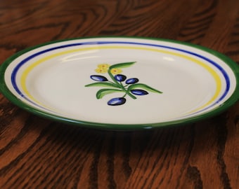 Dinner Plates Set of 4 in Rosemary / Portuguese Dinnerware / | Etsy