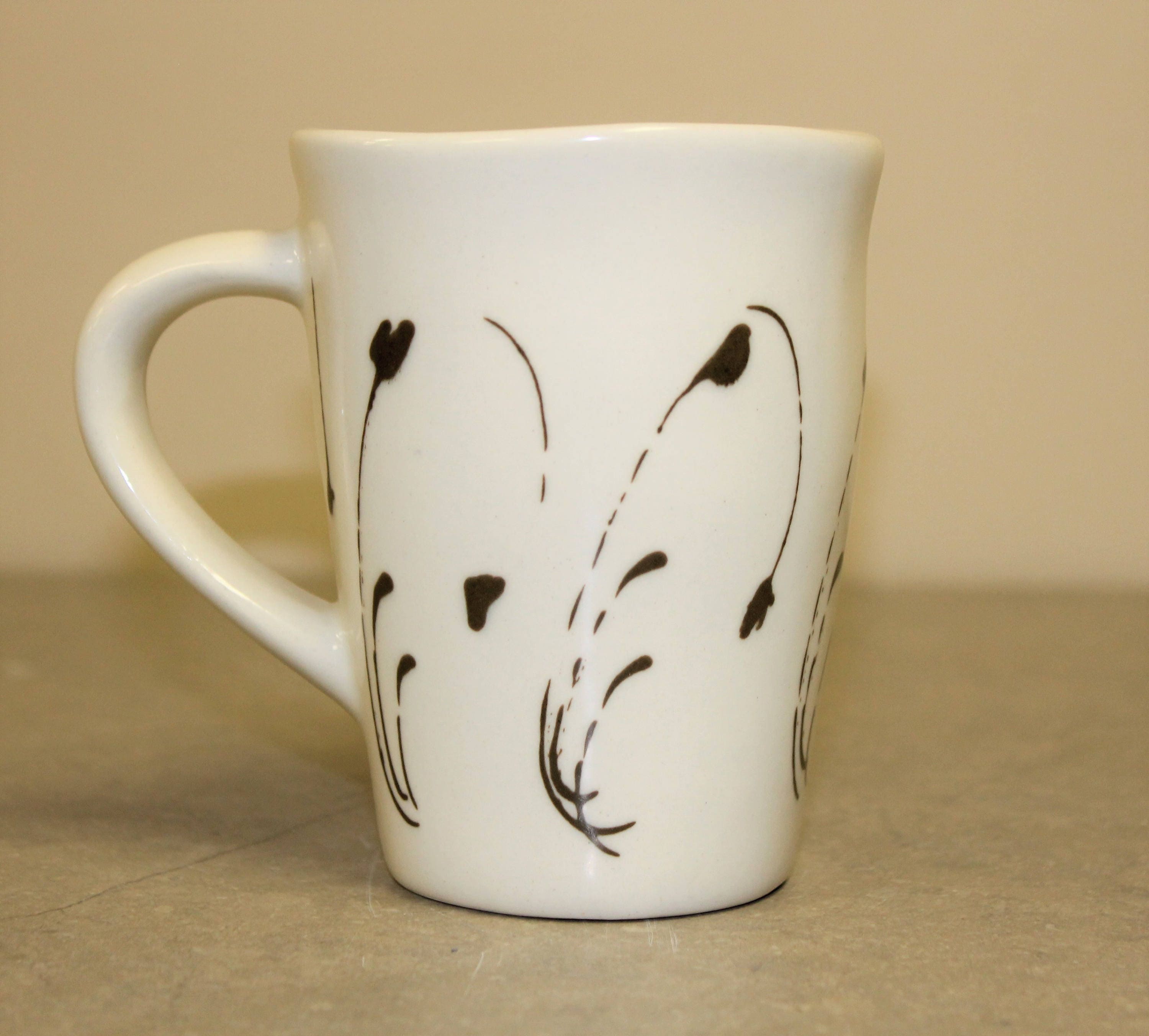 Willow Collection Stoneware/tabletop Set of 4 Mugs - Etsy