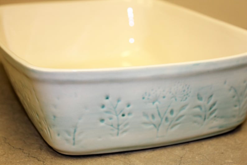 Rectangular Casserole Dish in Rosemary / Portuguese Dinnerware ...