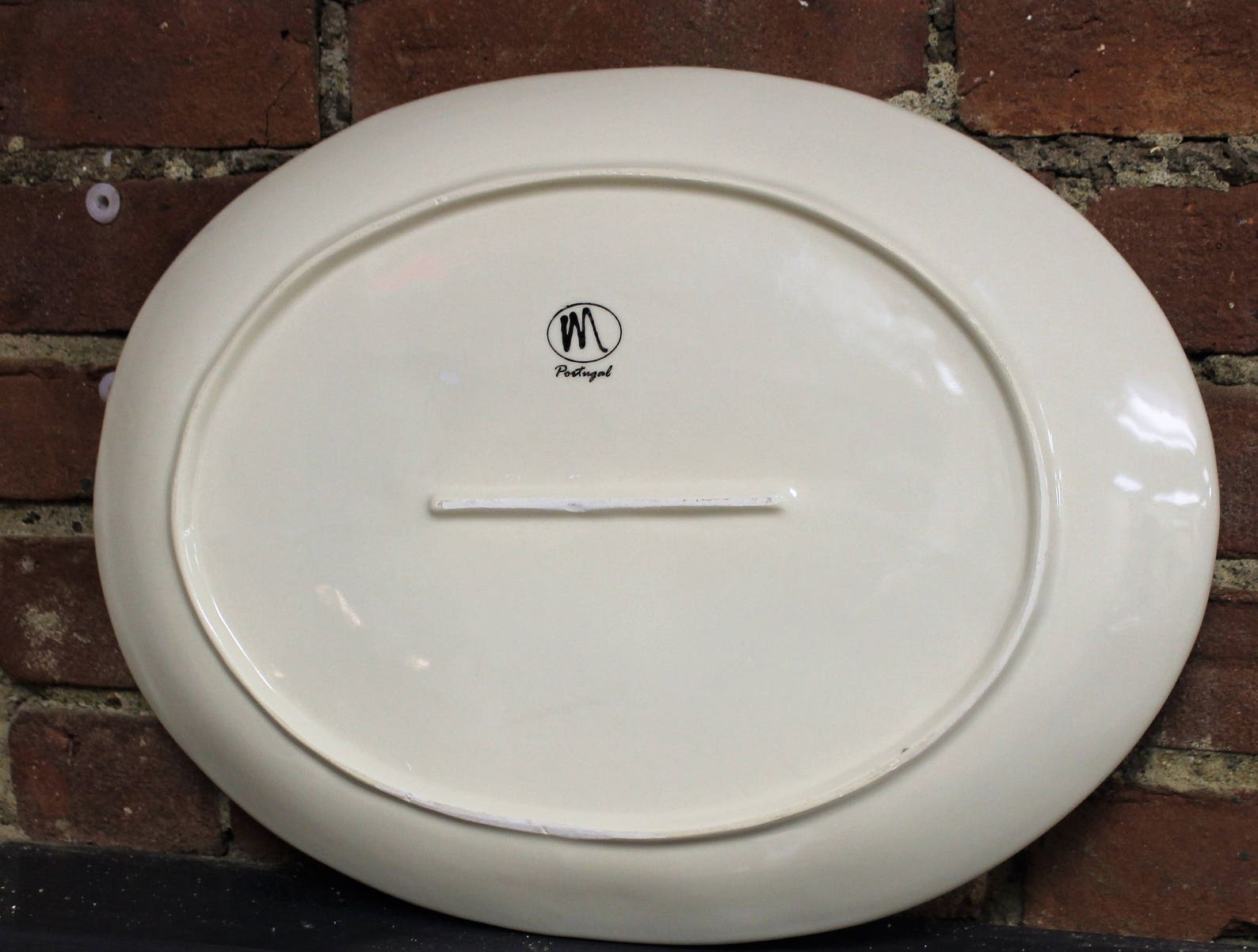 AZUL COLLECTION - Handmade & Hand Painted in Portugal - Ceramic Oval ...