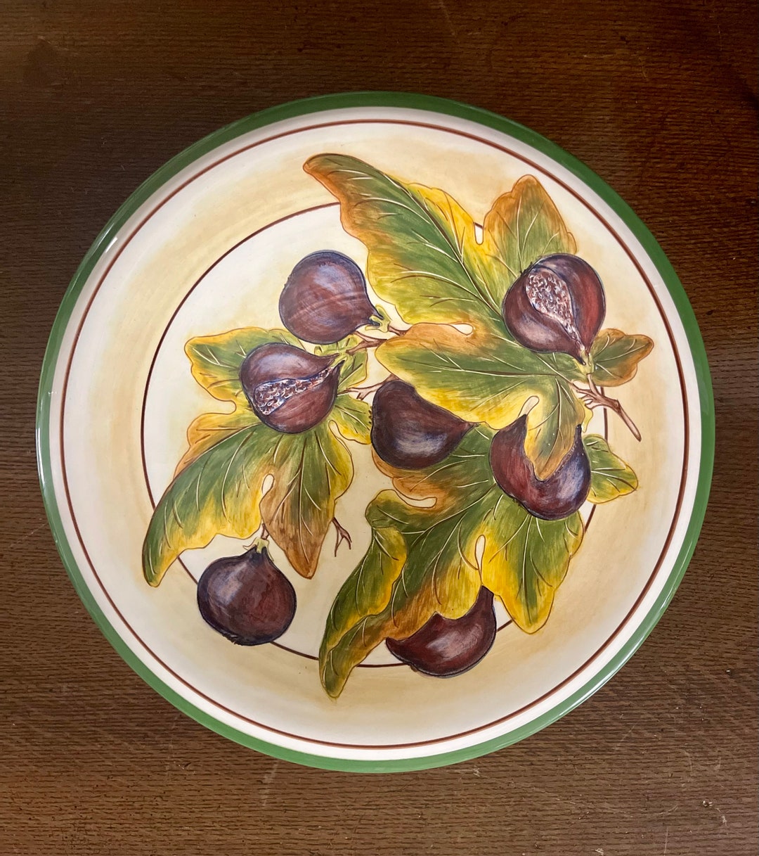 Figs (figo) Large Fruit Bowl - Etsy