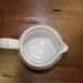 Handmade Ceramic Pitcher, White Gardenia Pressed Flowers, Portuguese ...
