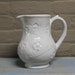 Handmade Ceramic Pitcher, White Gardenia Pressed Flowers, Portuguese ...
