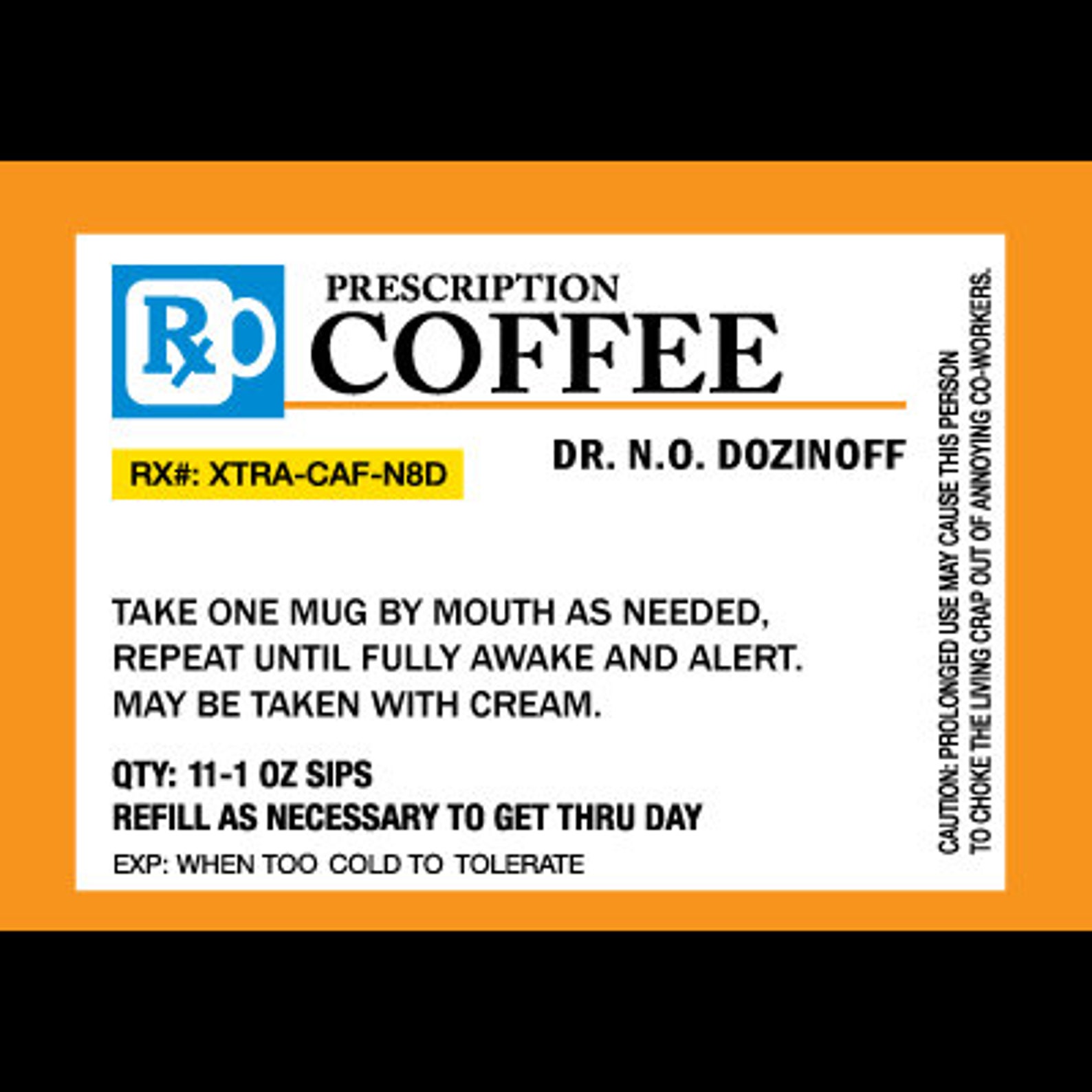 Personalized Prescription Coffee Mug - Etsy